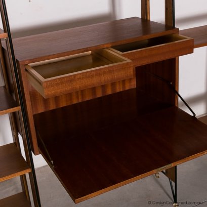 Italian Mid Century shelving system - Design Consigned