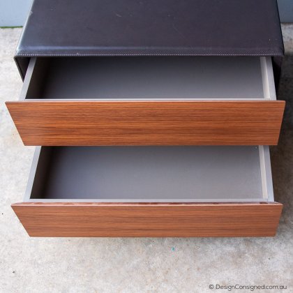 Vitruvio bedside tables by JM Massaud for Poltrona Frau - Design Consigned