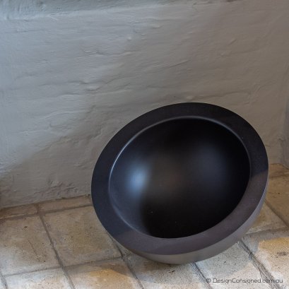 black Hemisphere bowl by John Pawson for WOW - Design Consigned