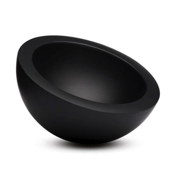black Hemisphere bowl by John Pawson for WOW - Design Consigned