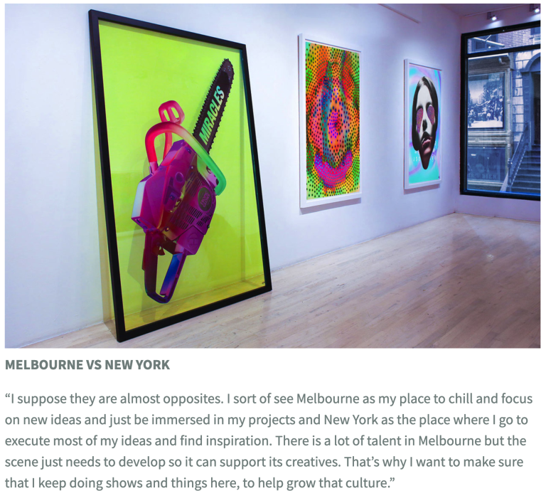 Limited edition print by Melbourne artist Nick Thomm - Design Consigned