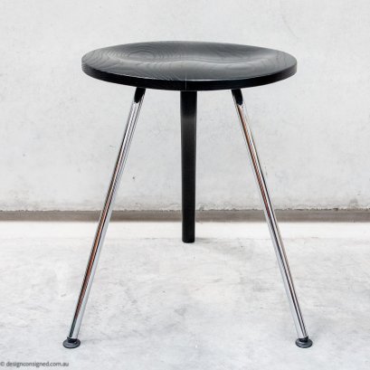 black Rudder Fin stool by Isamu Noguchi for Vitra – Design Consigned