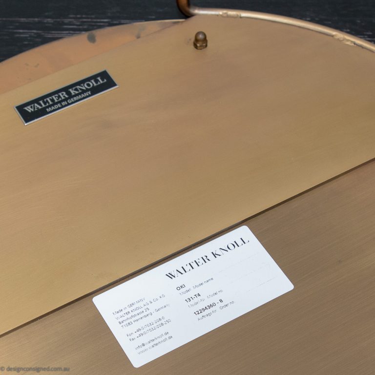 Oki round brass side table by Studio Eoos for Walter Knoll - Design ...
